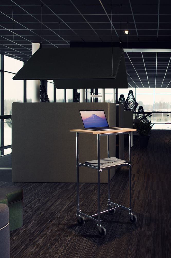 Mobile tables for a flexible workplace