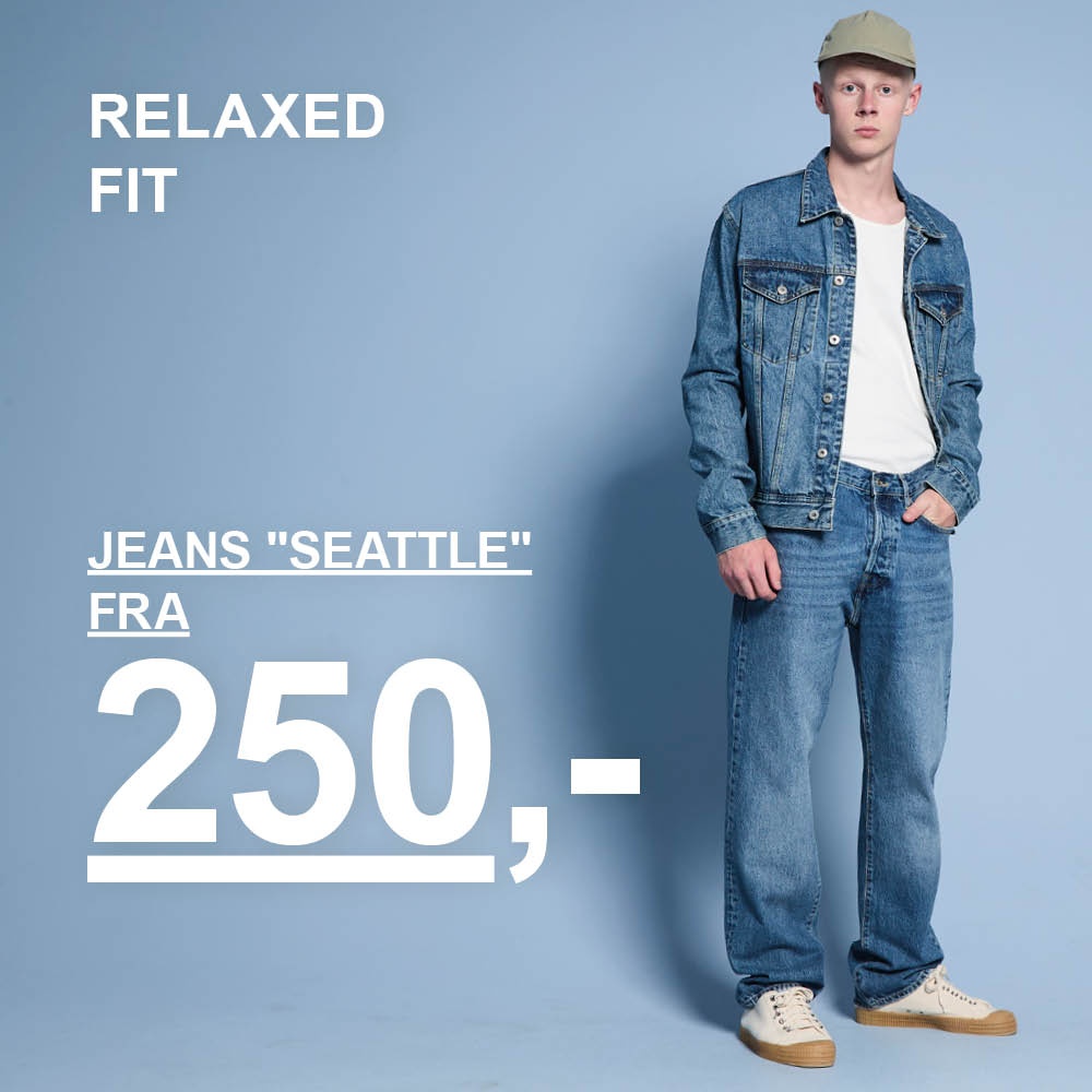Jeans mænd - Regular, tapered, slim