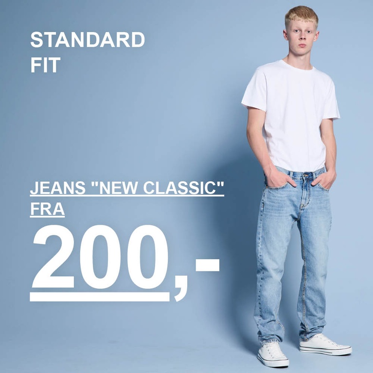 Jeans kille - Regular, tapered, slim