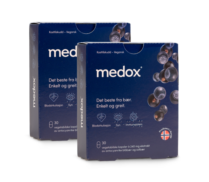 Medox - Norsk kosttilskudd med det beste fra blåbær og solbær