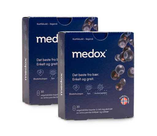 Medox - Norsk kosttilskudd med det beste fra blåbær og solbær
