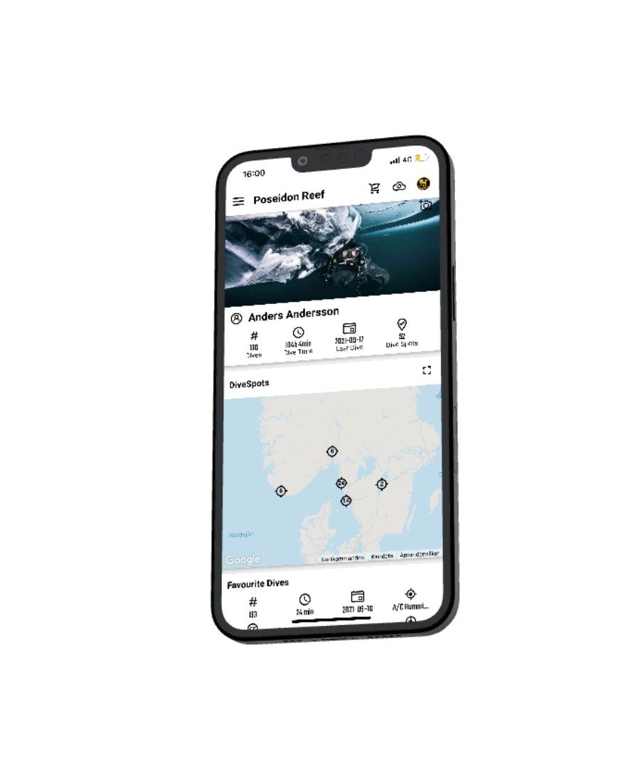 Poseidon Reef App: Plan, Dive, Analyze - Dive Log and Rebreather Management