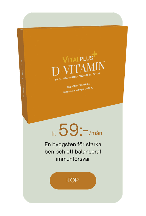 Vitalplus – Kosttillskott till tiotusentals nöjda kunder