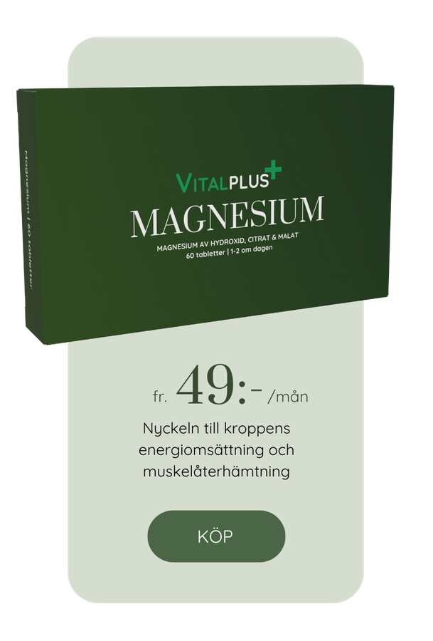 Vitalplus – Kosttillskott till tiotusentals nöjda kunder